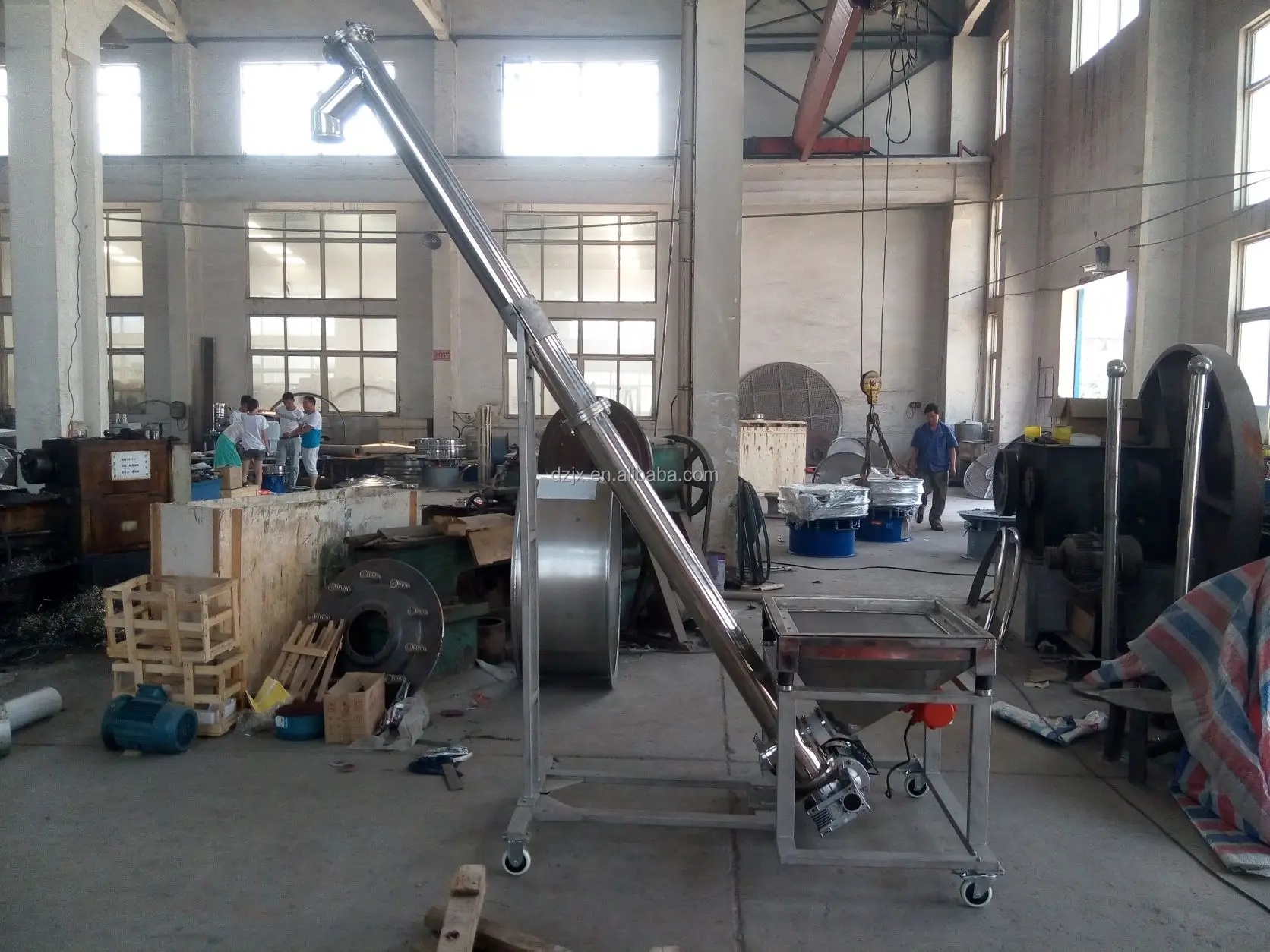 Customized Design Flexible Screw Auger Conveyer,Food Grade Screw Feeder ...