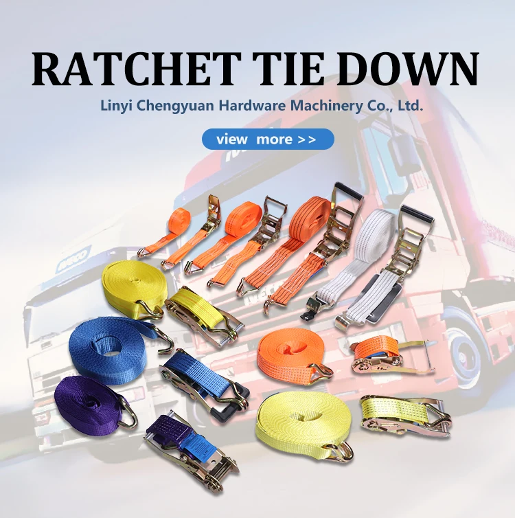 Ratchet Tie Down Cargo Control Ratchet Strap 2 Inch 50mm Cargo Tie Down ...