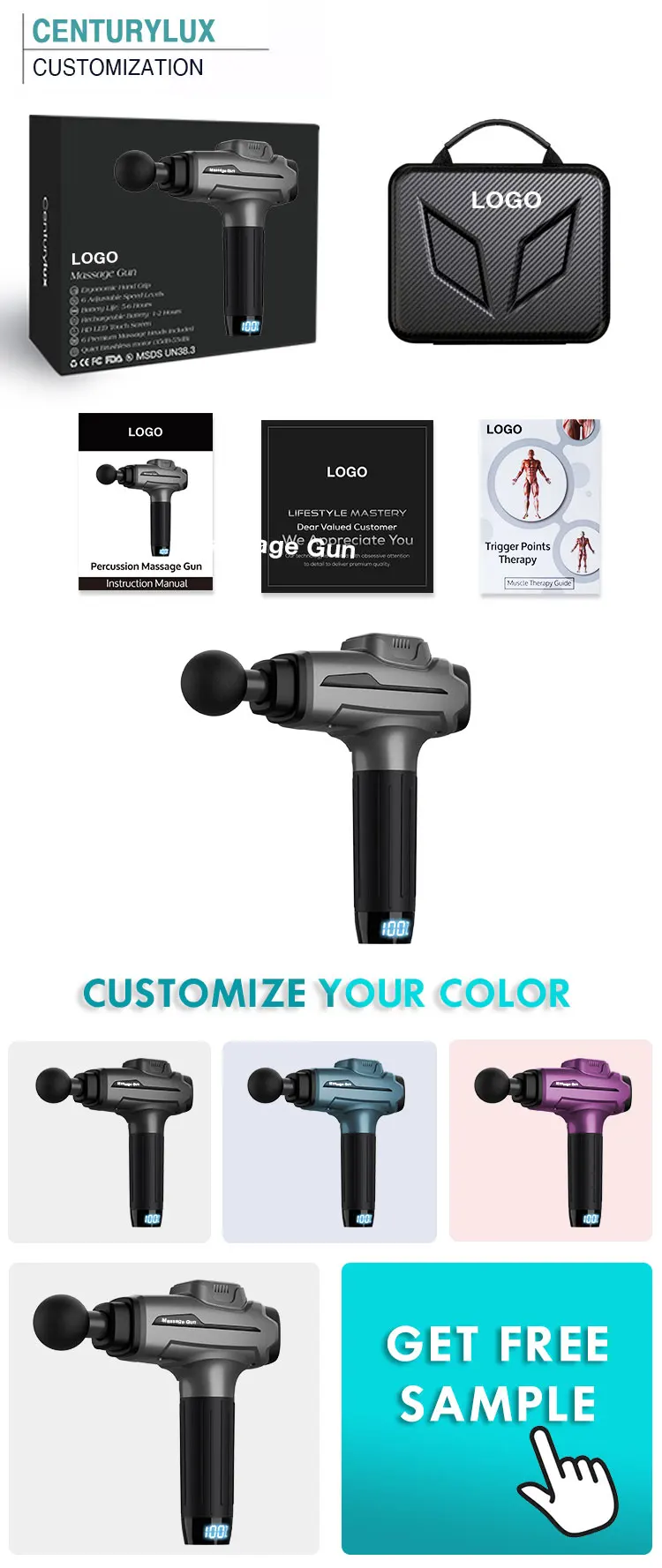 Wholesale Electric Impulse Sports Vibration Portable Deep Tissue Body ...