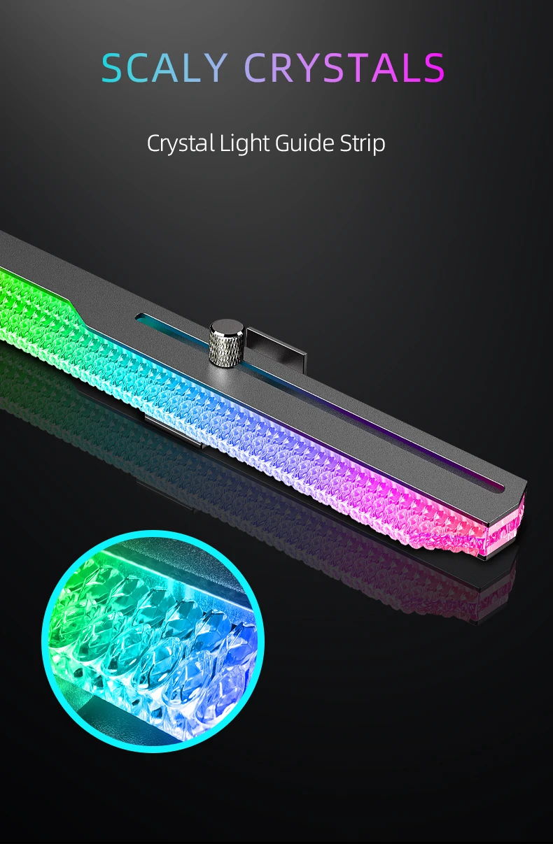 COOLMOON Best Selling GPU Stand RGB GT8 28CM Horizontal Graphics Card ...