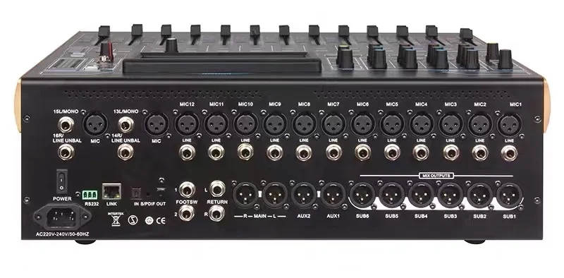 Digital Mixer Touch Screen - Professional DJ Console