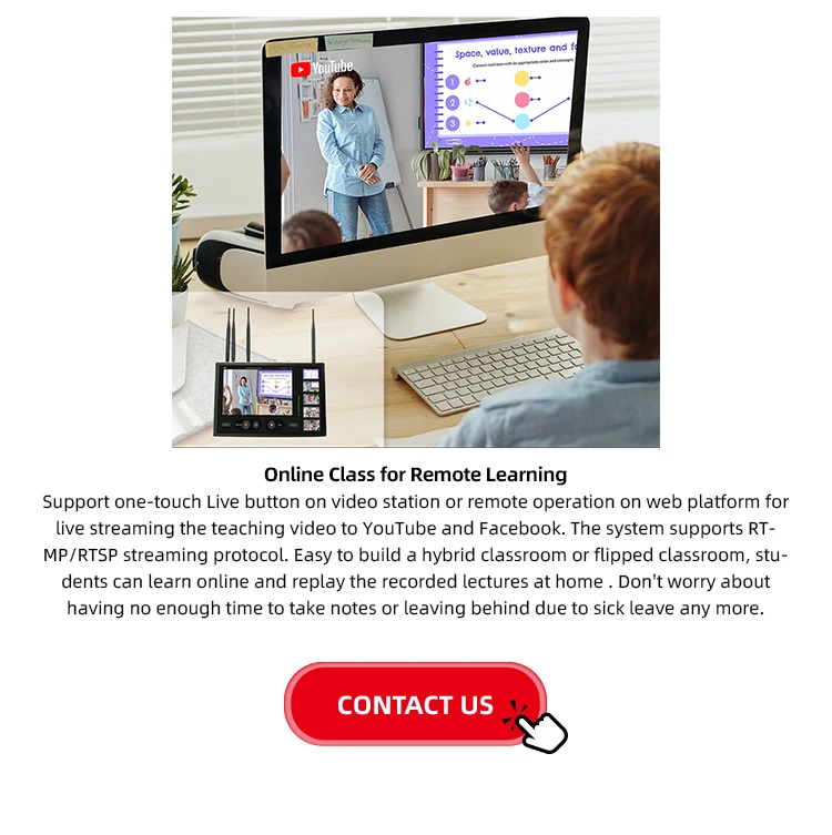 Live Streaming PTZ 4K Camera Classroom Recording Solution Lecture ...