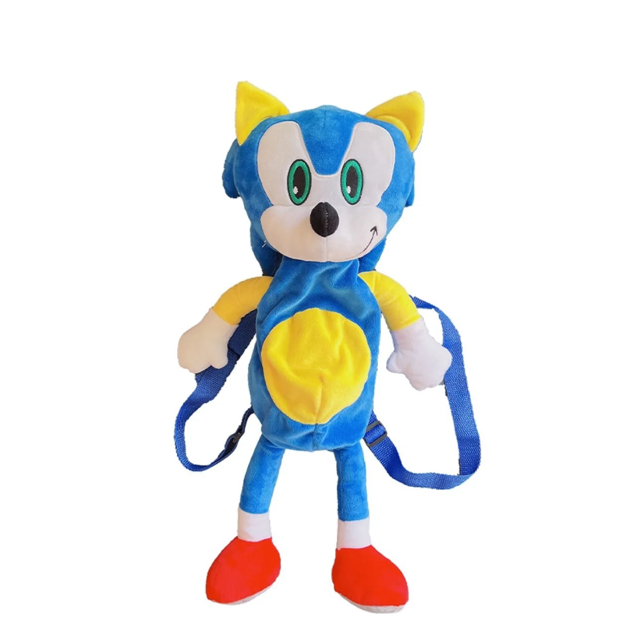 58cm Sonic Backpack,Cute Sonic Plush Doll Soft Toys Stuffed School Bag ...