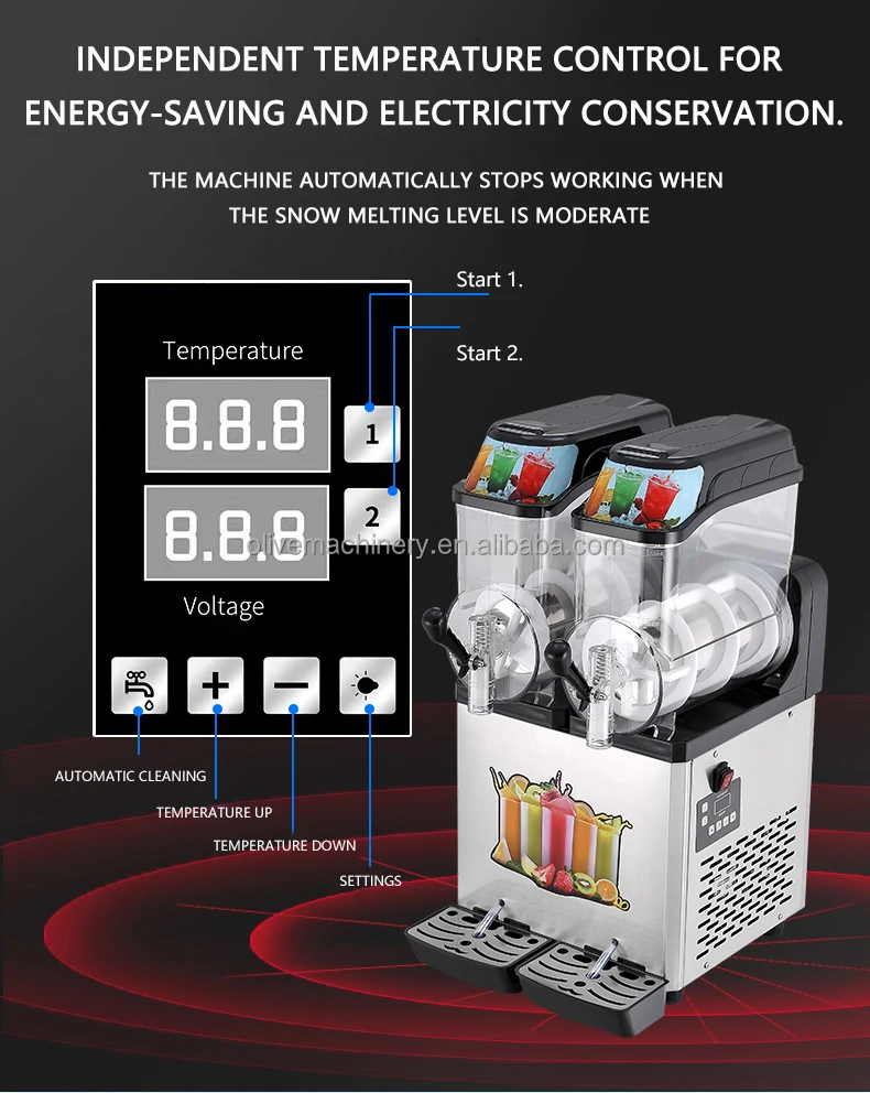Well-Selling New Type 3-Tank Slushie Maker Machine Core Component Pump ...