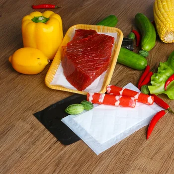 Food Tray Moisture Absorbing Soaker Perforated Absorbent Pad For Meat ...