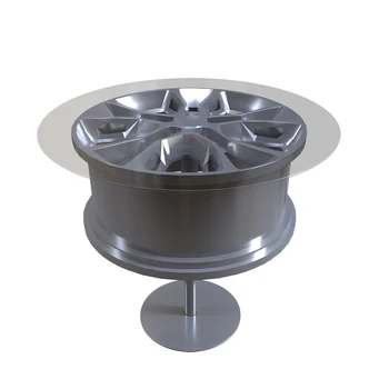 Modern Glass Table For Living Room Home Car Wheel Rim Table Basse Round ...