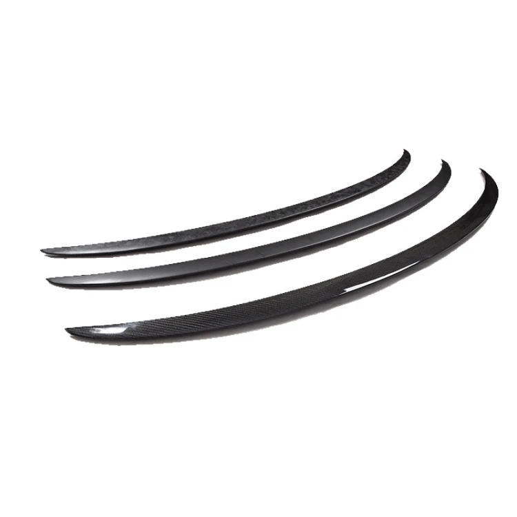 Universal Carbon Fiber Texture Car Rear Spoiler Trunk Rear Roof Lip ...
