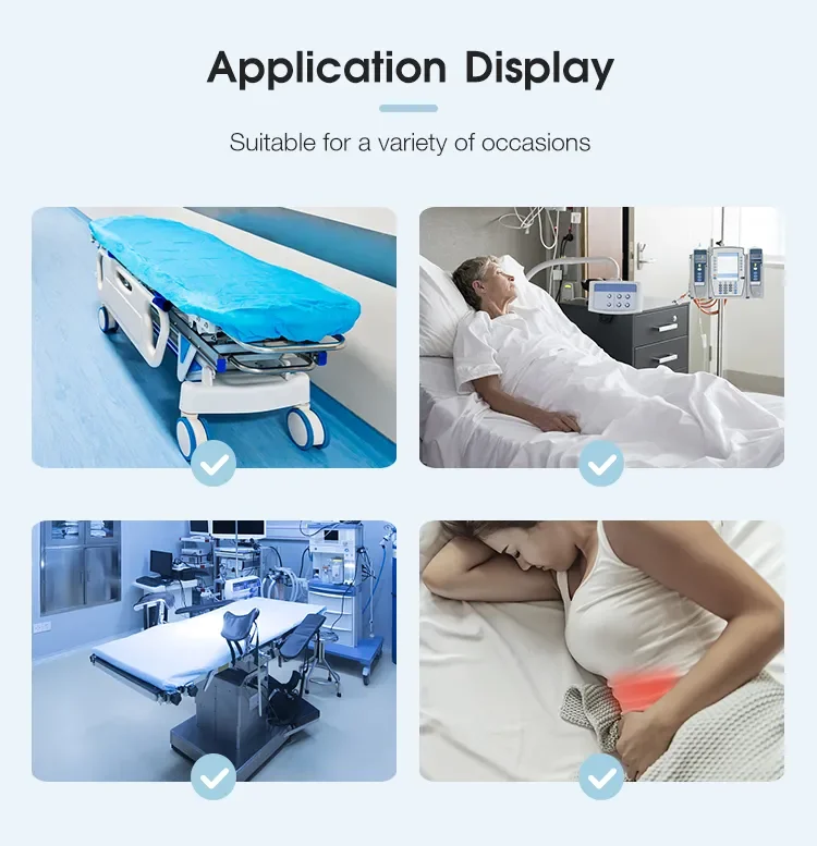 Medical Bed Sheet Roll Disposable Exam Table Cover Medical Paper Couch ...