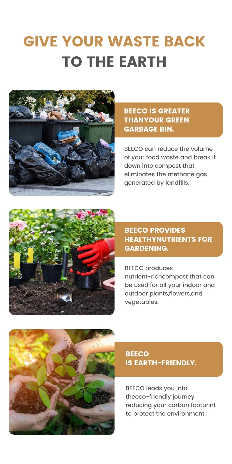 Smart Waste Kitchen Composter,Turn Waste To Compost With A Single ...