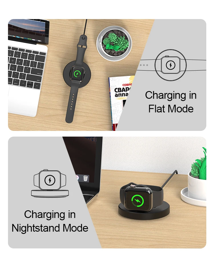 OEM Smart Watch Charging Transmitters Base Mini Wireless Charger for ...