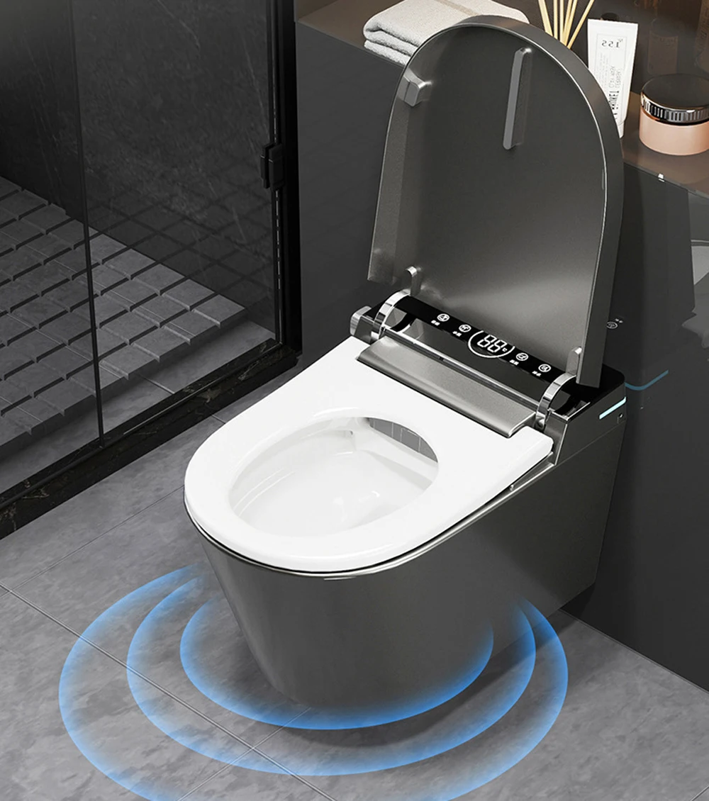 Smart Toilet with Automatic Flushing and Seat Heating