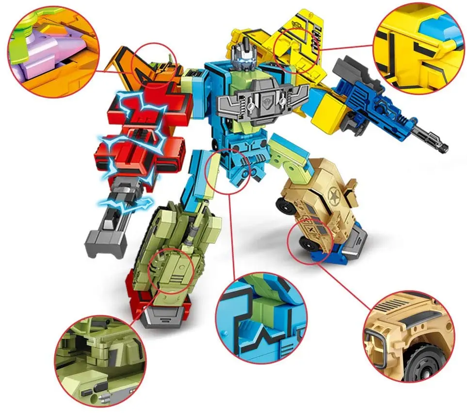 Digit Robot Action Figure Toy Transform into Vehicles Included ...
