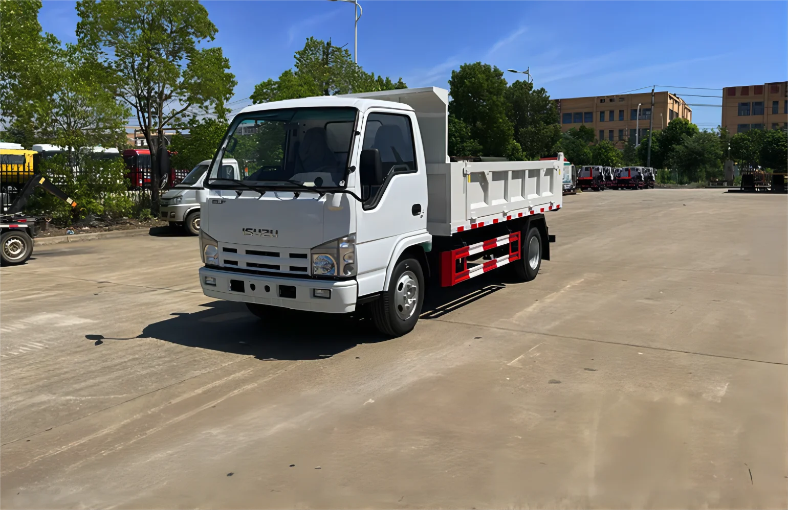 Isuzu Small Dump Truck Light Tipper Mini Dump Self Offloading 6 Wheels ...