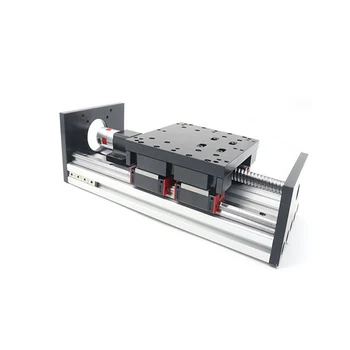 Double Linear Sliding Guide Rail Module Xyz Table Ballscrew And Sbr For Engraving - Buy Double ...