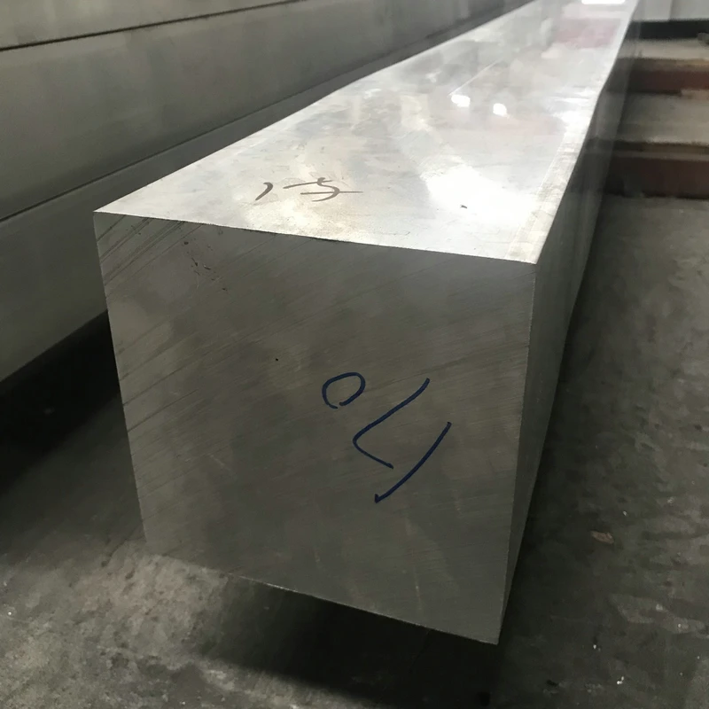 High Strength Aluminum Square Rod Bar Rail Transit Metals