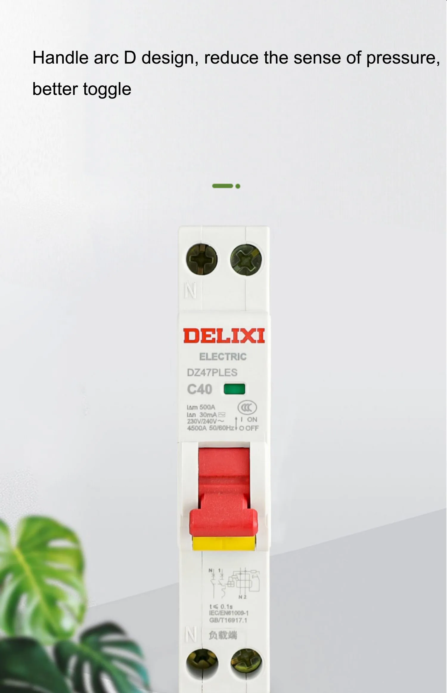 Delixi Dz47ples Single Phase 1p+n Household 16a 20a Air Switch With Leakage 32a Protector - Buy ...