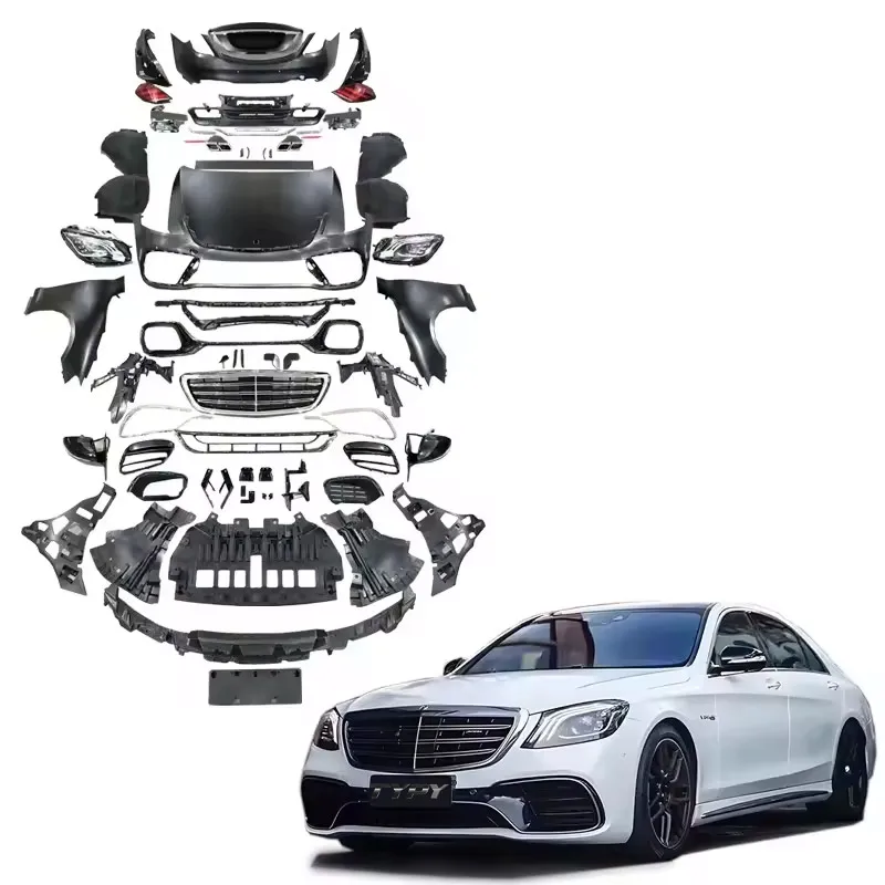 Car Body Kit W222 Modified to S63 S65 S450 AMG MAYBACH Body Kit ...