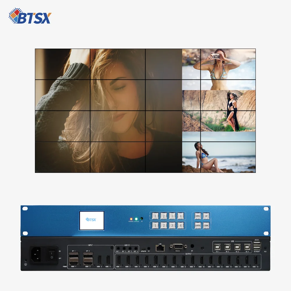 Bitvisus 4K Video Wall Processor Controller 4096X2160 60Hz HDMI/DVI ...