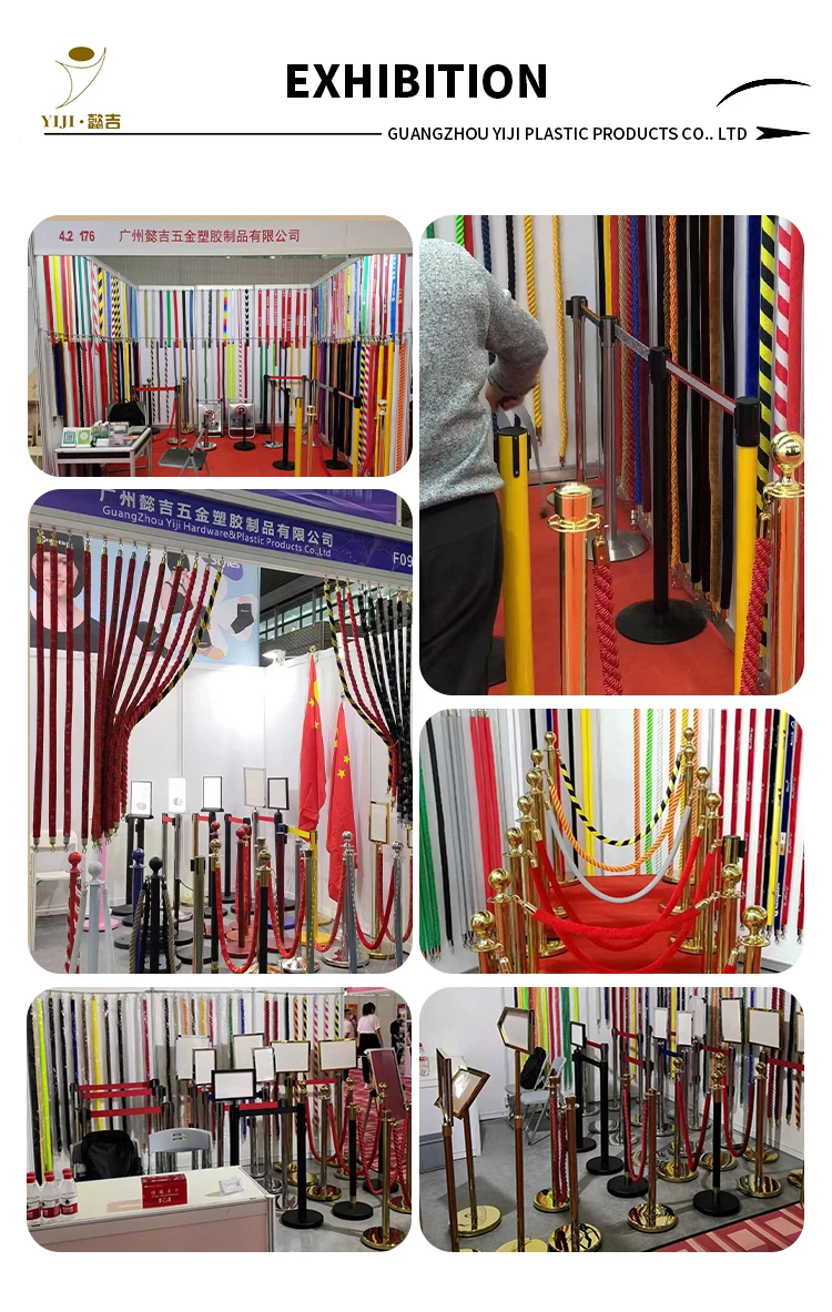 Museum Braking System - Crowd Control with Aluminum Stanchions