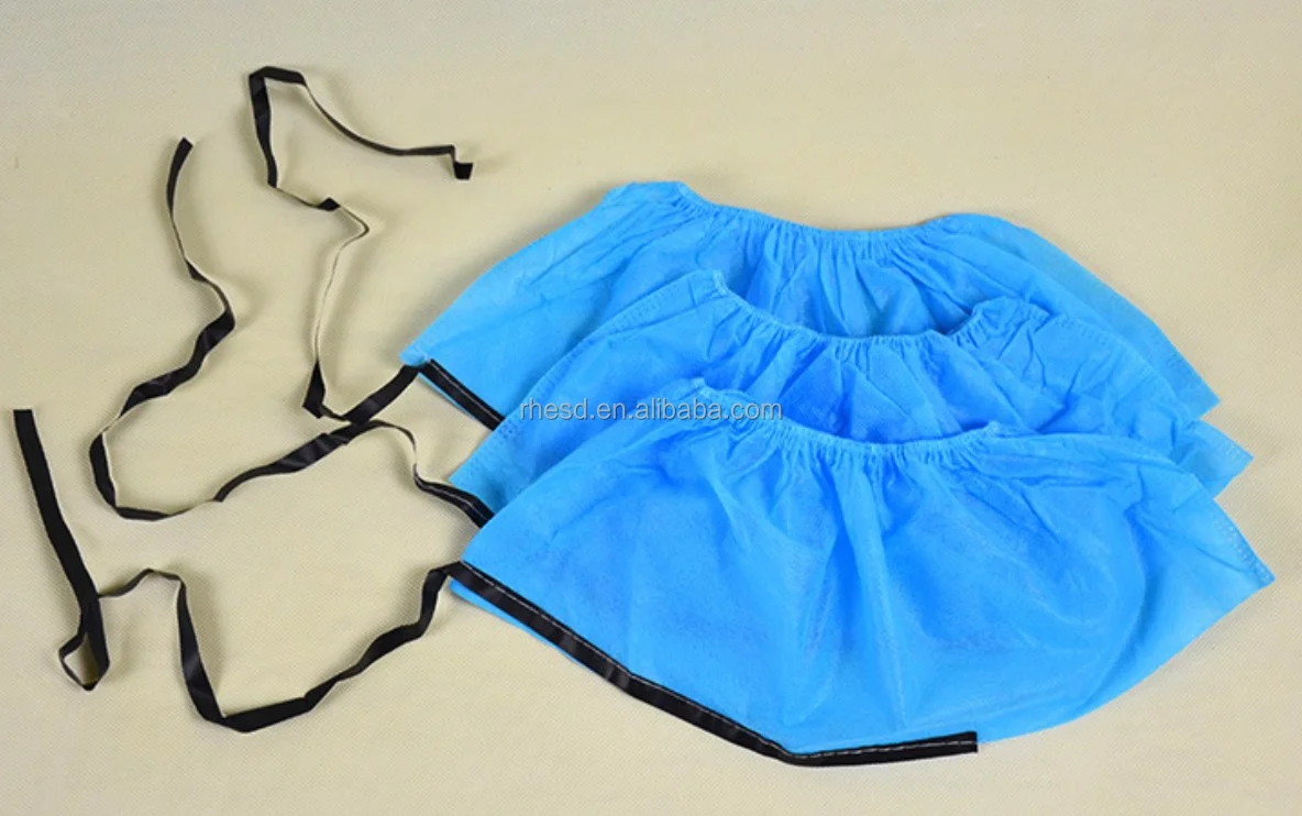 Anti-static Shoe Cover With Conductive Traction Strip Disposable Non ...