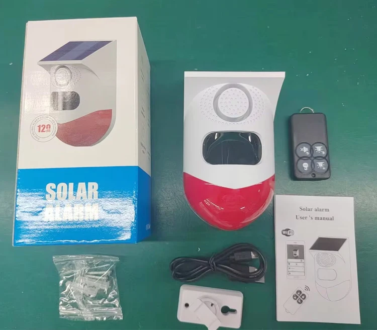 Tuya Smart 120db Security Siren Light - Outdoor Motion Alarm