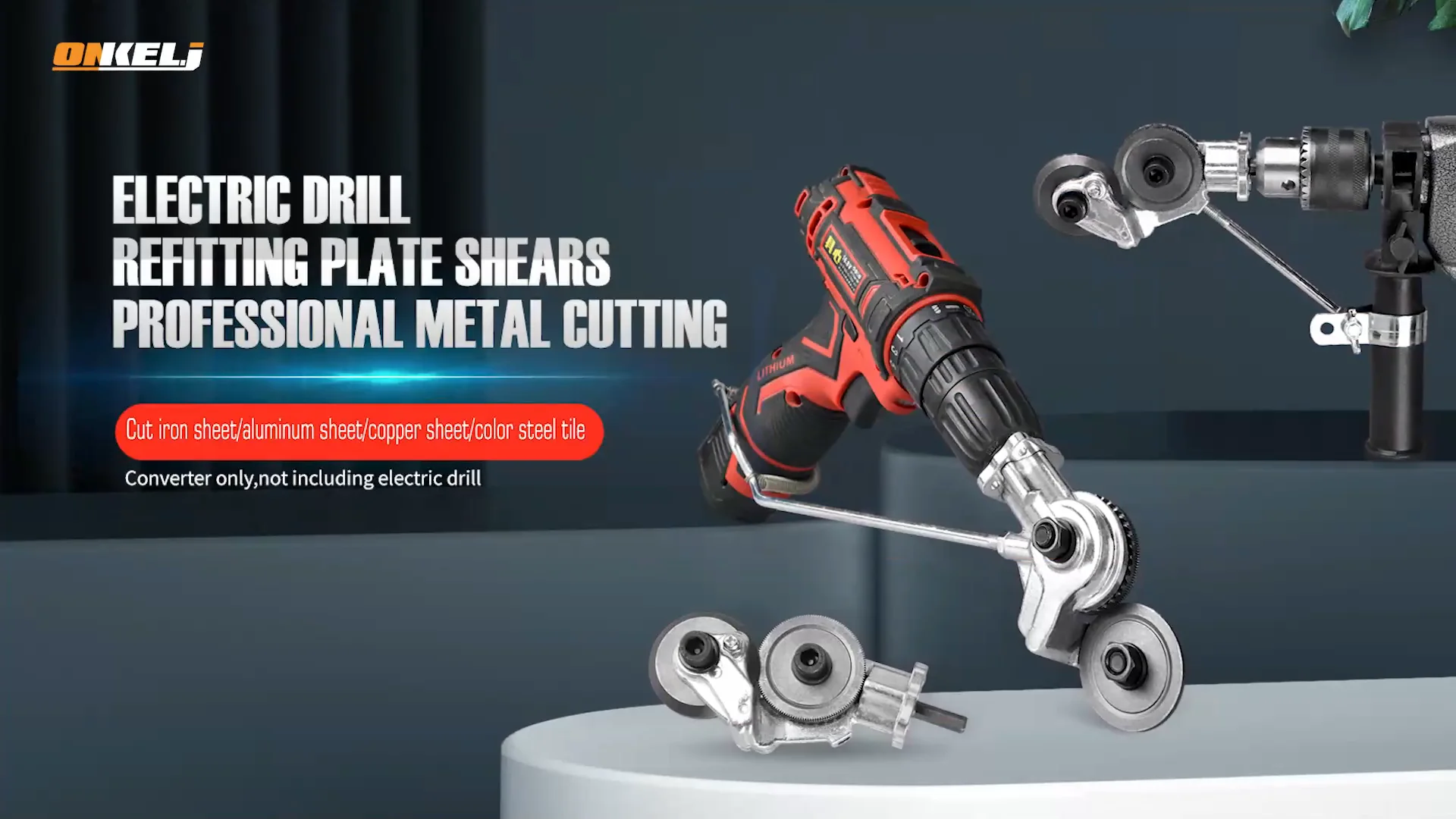 Factory Electric Drill Plate Cutter For Cutting Aluminum Iron Sheet ...