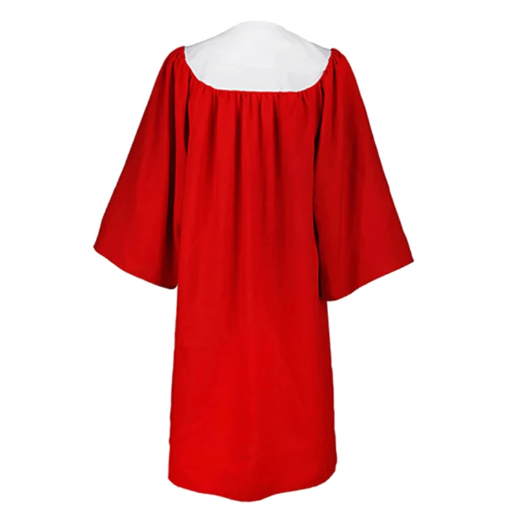 Cheap Wholesale White Red Remembrance Confirmation Robes Church Dress ...