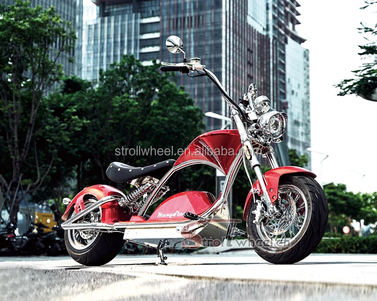 2 Wheel EEC Electric Motorcycle Chopper - 2000w-4000w Power