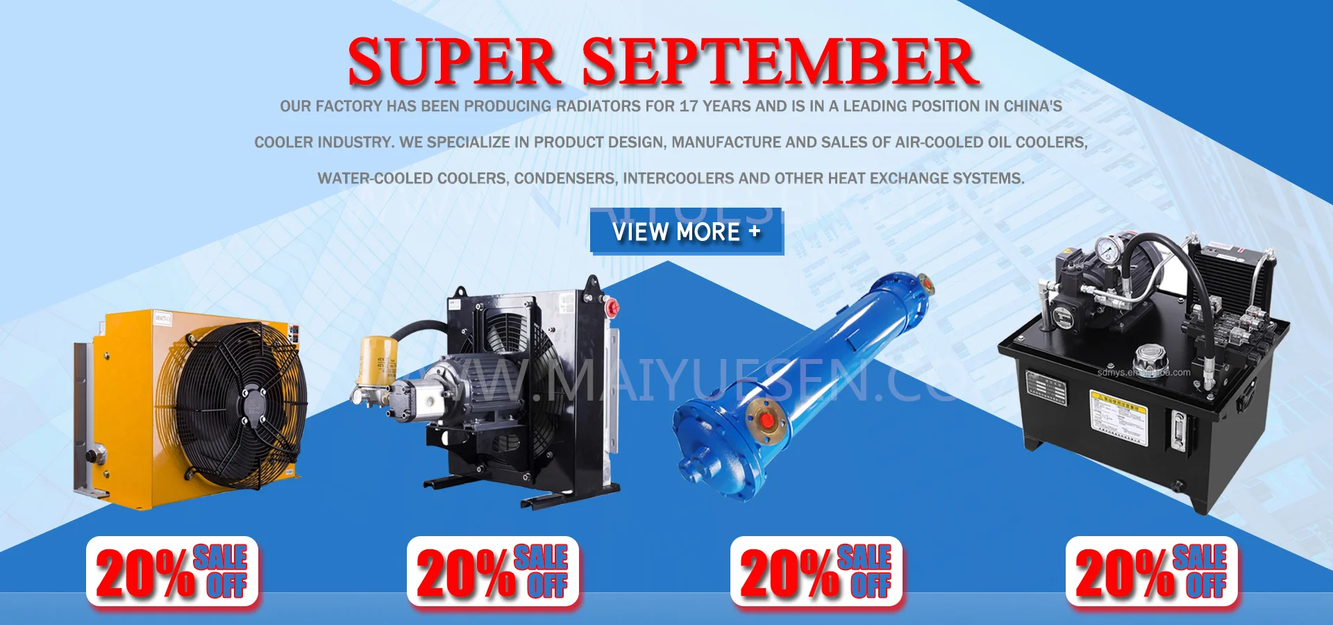 Industrial Shell And Tube Heat Exchanger Hydraulic Cooler Water-cooling ...