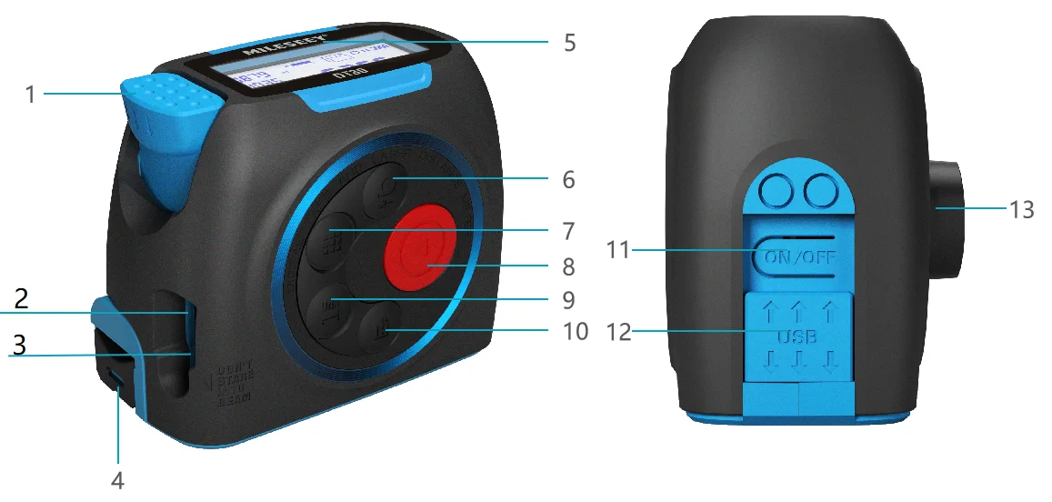 Digital Measure Tools Length Meter Millimeters Measuring Tape - Buy ...