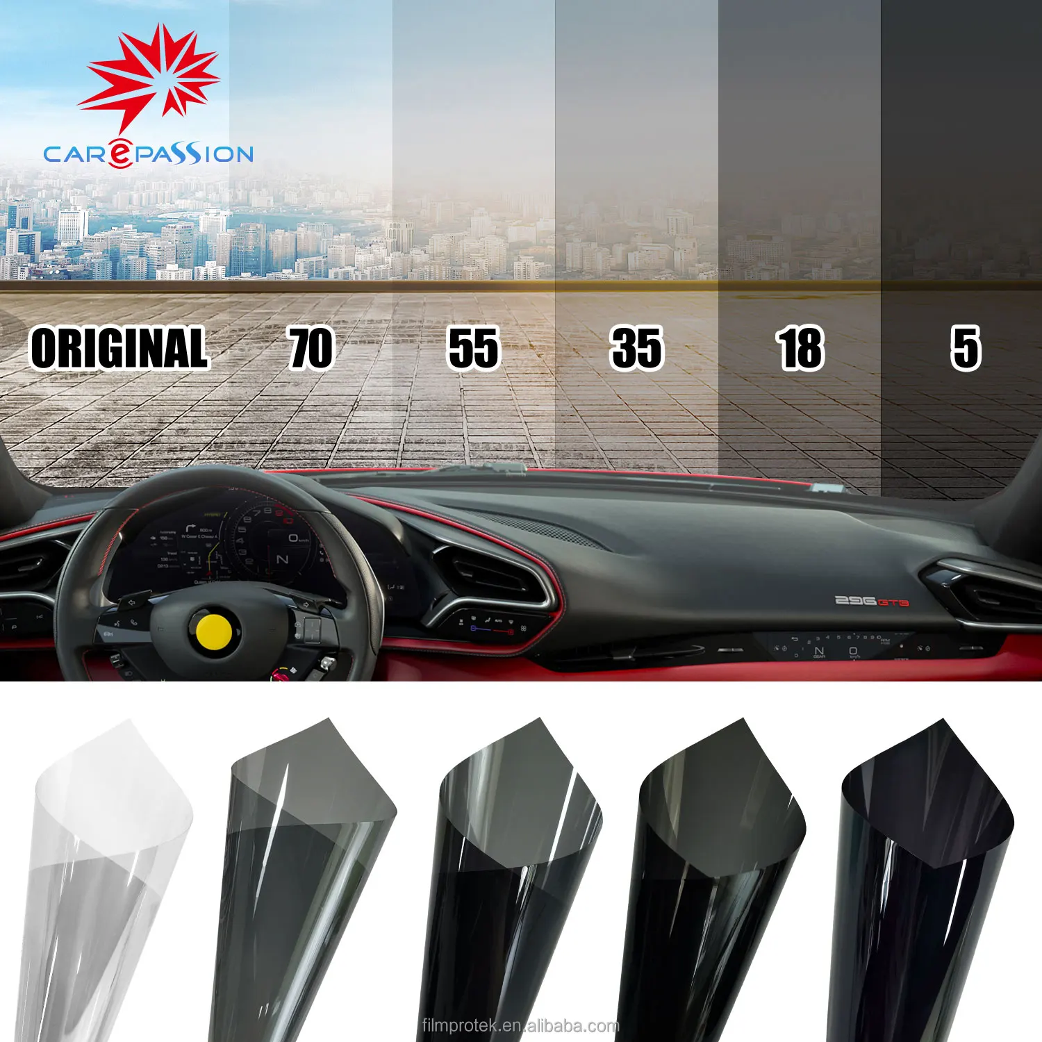 Iatf 16949 Certification Films Sun Block Anti-glare 1.52*30m Per Roll ...