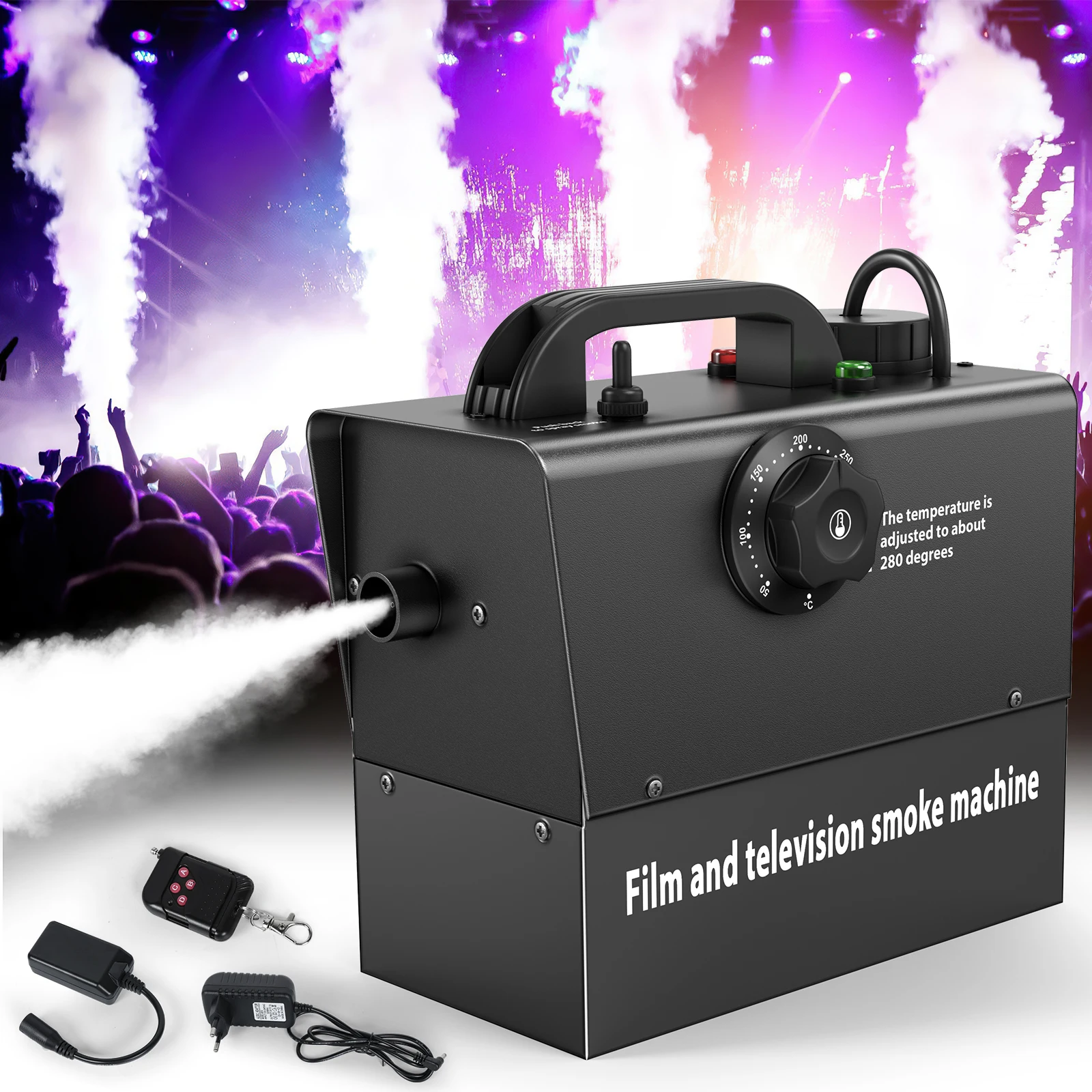 400W Mini Rechargeable Fog Machine - Perfect for Events