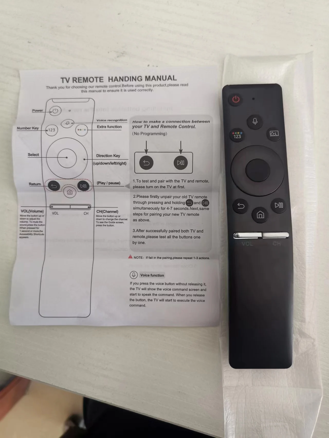 Bn59-01298h Bn59-01300a Rmcspn1ap1 Smart Voice Tv Curve Remote ...