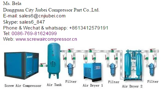 Screw Air Compressor Parts Xy Series Xi-10 Xy-12 Xy-20 Xy-30 Silencer ...
