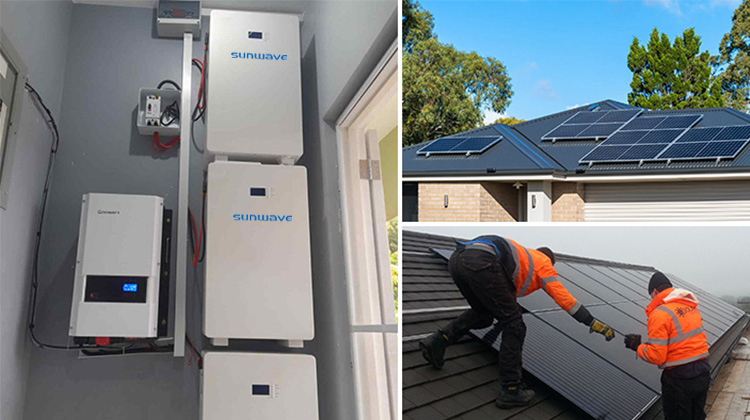 Sunwave 6000 Cycles 5 Kwh Wall-Mounted Lithium Battery Pack