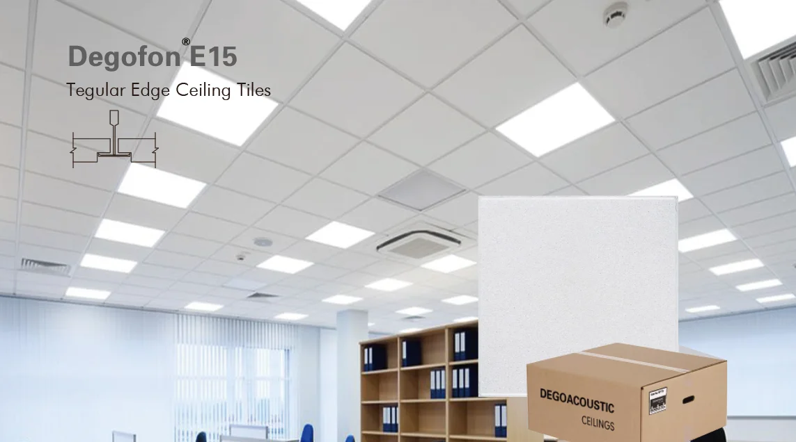 Modern Design Acoustic Ceiling Tile 600x600mm Offer Fiberglass ...