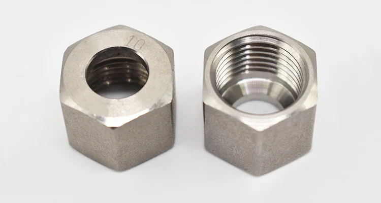 Single Ferrule Fitting M6 M8 M10 Compression Hexagon Nut Stainless ...