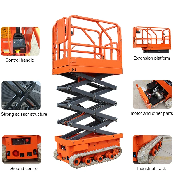 Self-Propelled Electric Scissor Lift 3m/4m for Aerial Maintenance ...