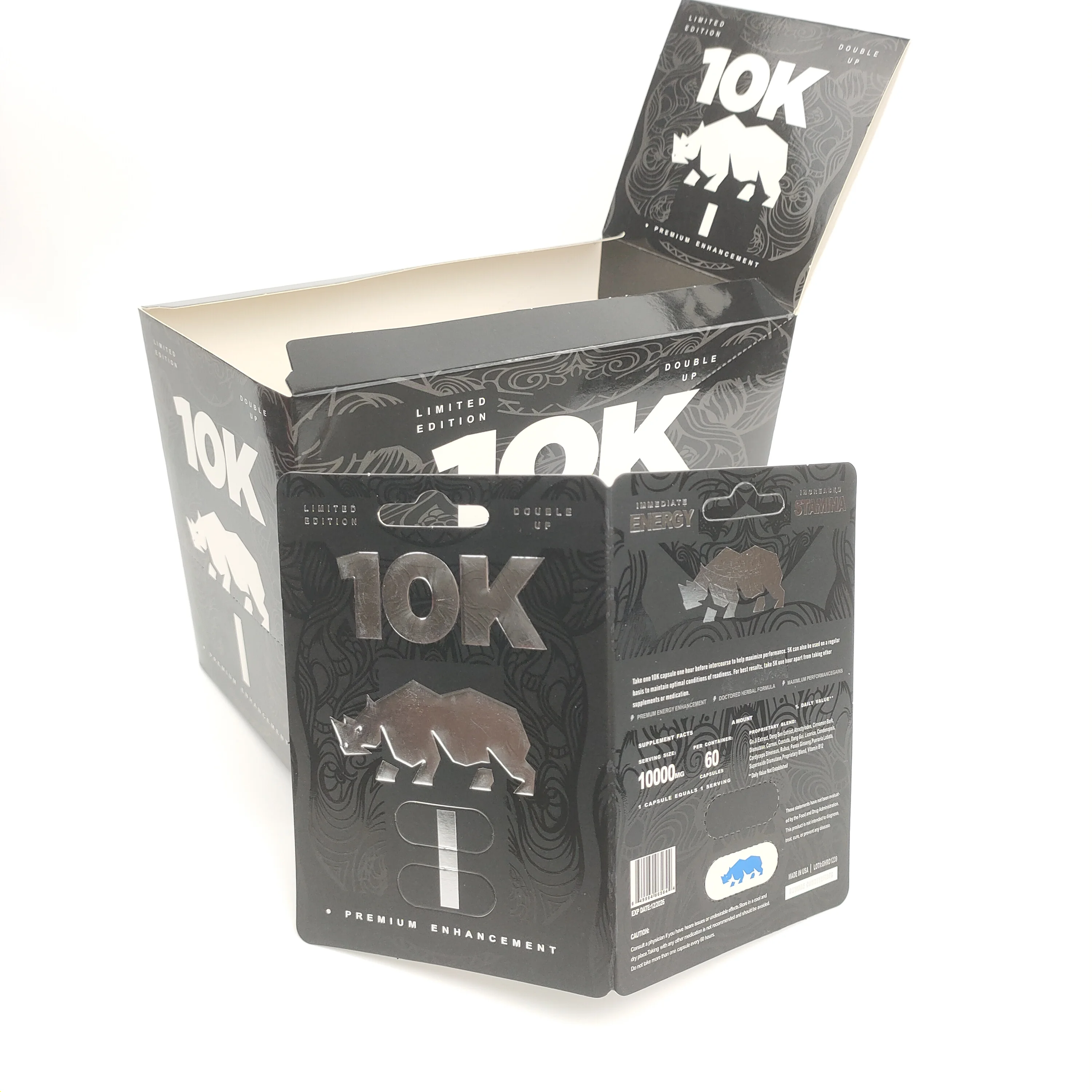 Customized Printing for Male Enhancement Pills Packaging
