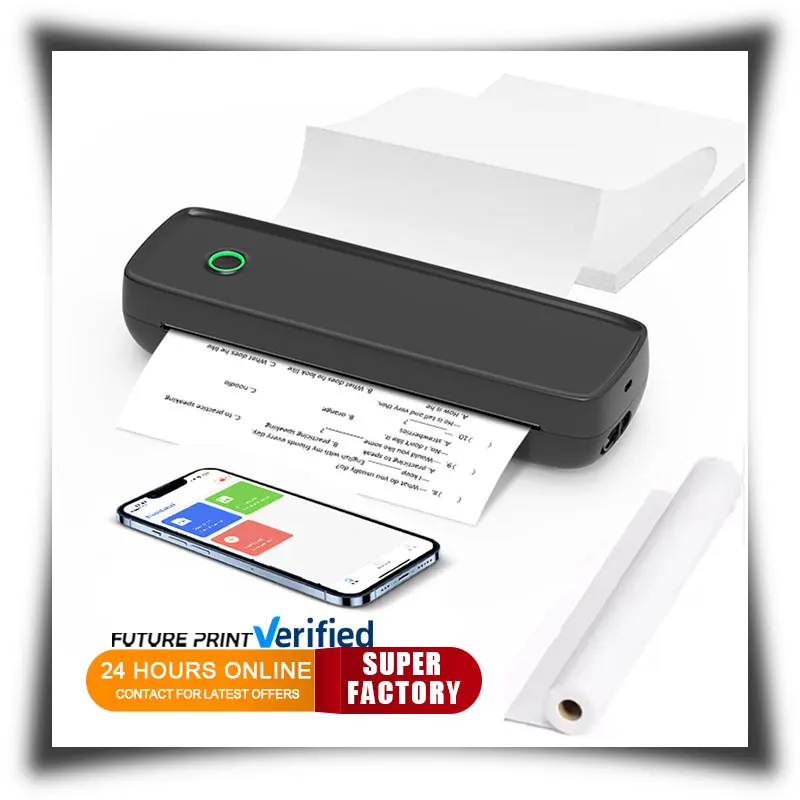 A80 Thermal Printer A4 Size Desktop A4 Wireless Mobile Printer Shipping Label Printer| Alibaba.com