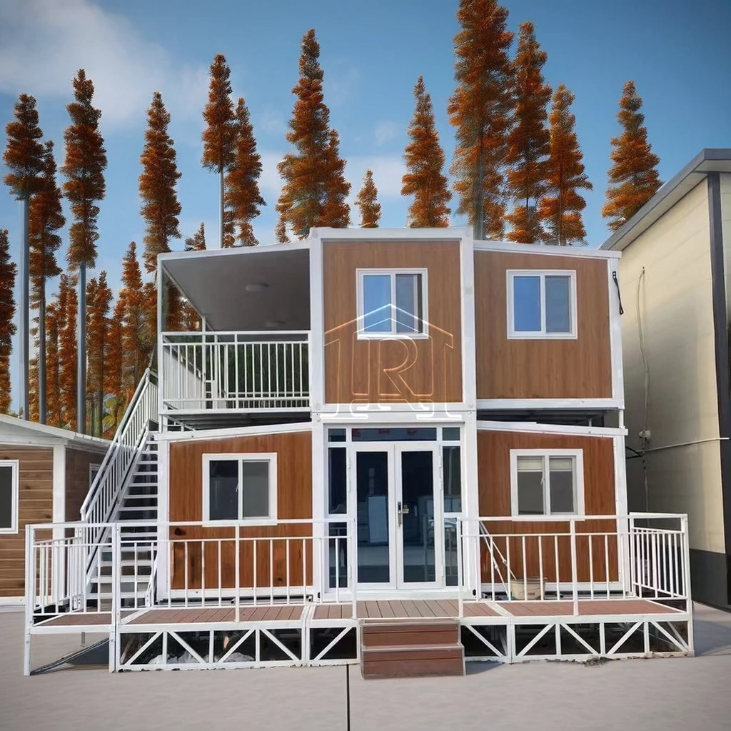 Living Expandable Two Story Container House Prefabricated Expandable ...