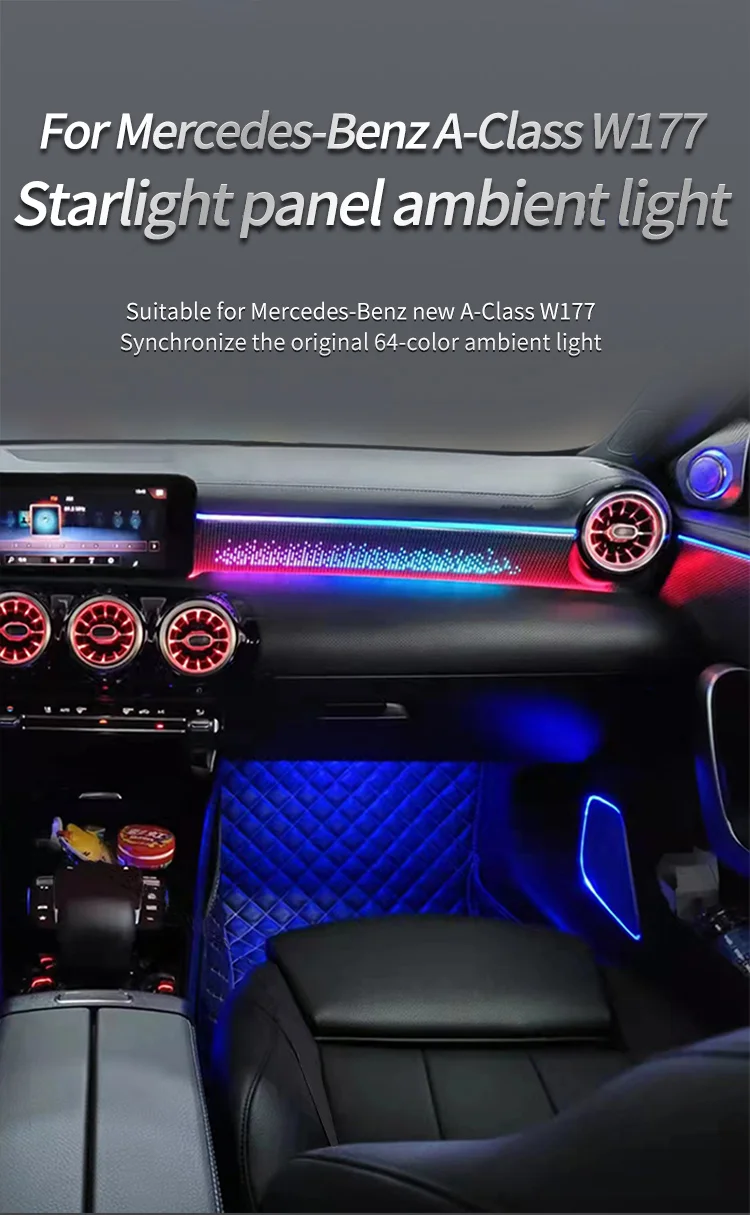 64 Colour LED Co Pilot Light for Mercedes Benz CLA & A-Class W177 | RGB ...