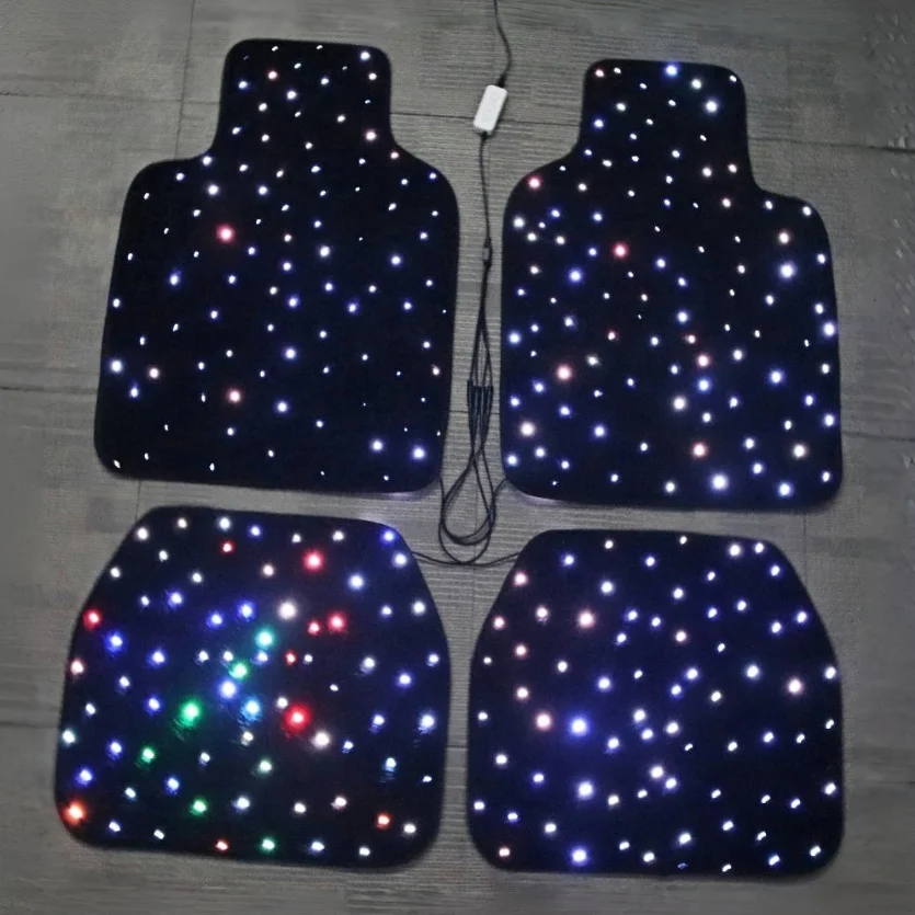 Fiber Optic Led Ambient Light Car Floor Mats for a Modern and Stylish ...
