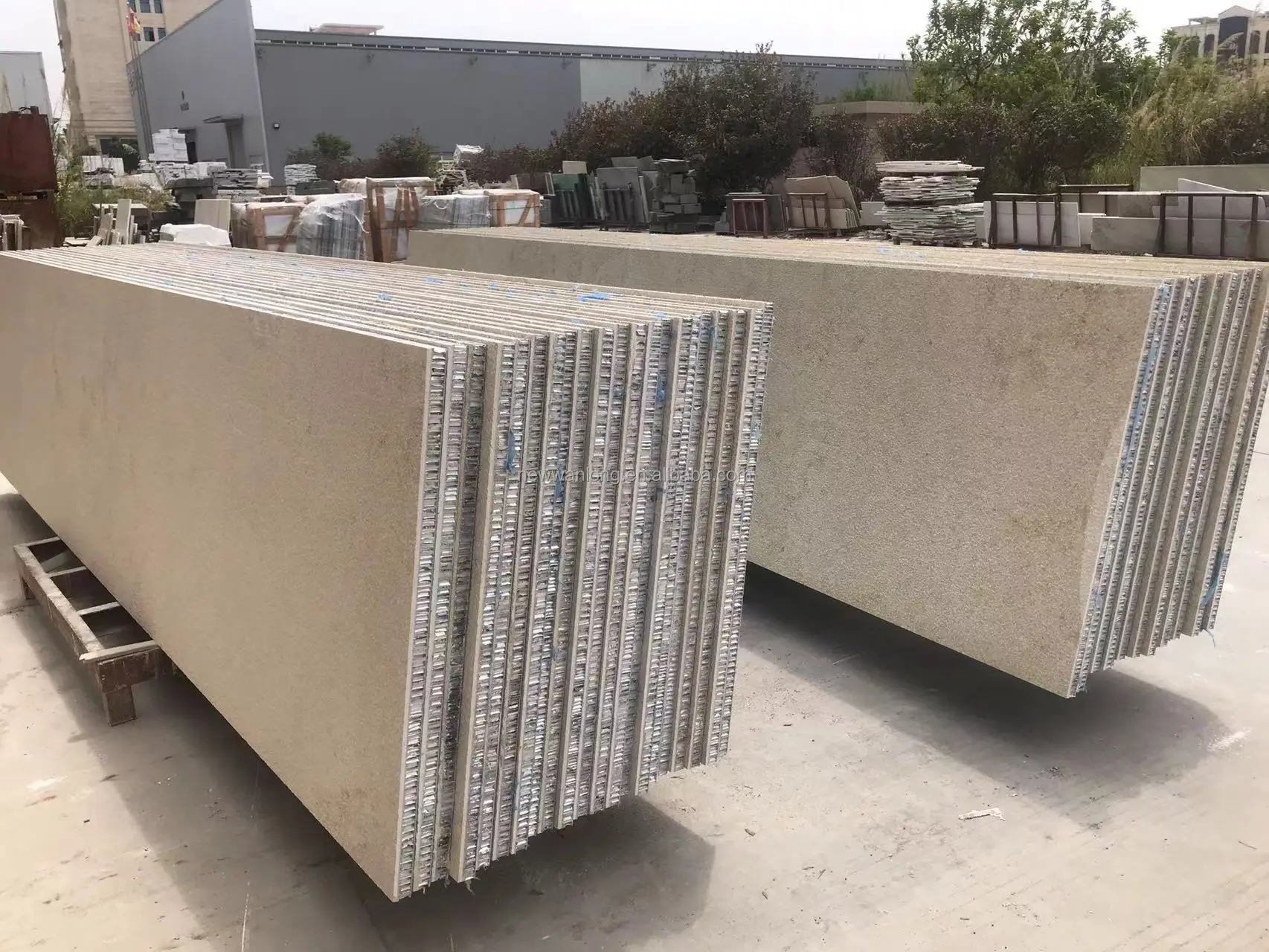 4 Meters Length Limestone Honeycomb Panels for Exterior Wall Cladding