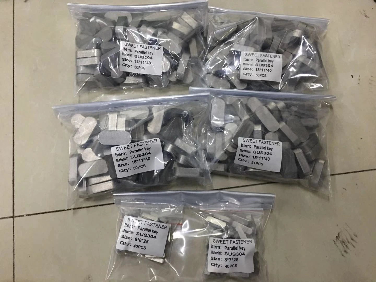 Din 6885 Type A B C Stainless Steel 304 316 Flat Keys Parallel Key ...