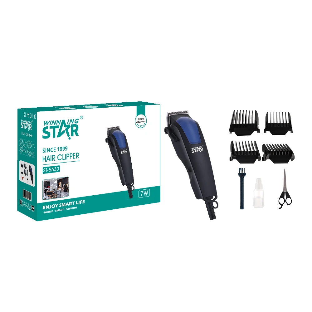 Winning Star 7w 3000 Rpm 1.8 M Power Cord Professional Hair Clipper St ...
