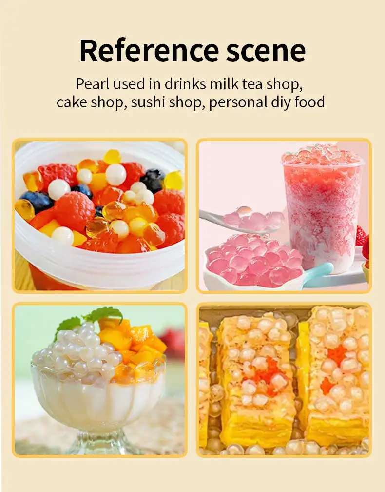 Original Crystal Ball Taiwan Bubble Tea Tapioca Pearls