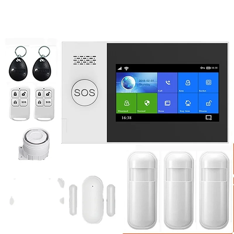 Smart Life Alarm System for Home WIFI GSM Security Alarm Host with Door ...
