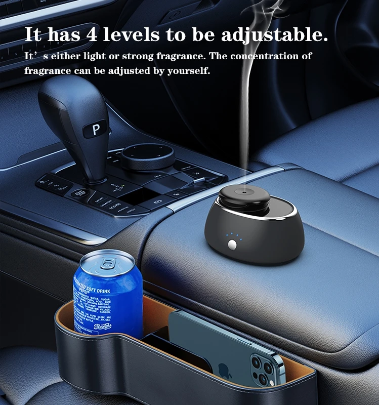 Portable Solar Power Car Aroma Diffuser - Pure Essential Oil