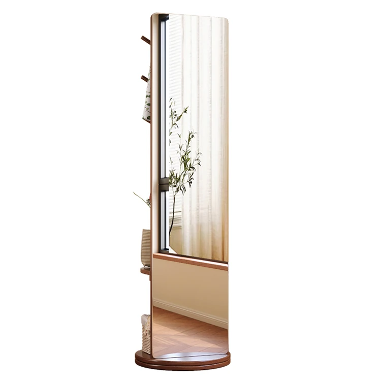 Modern Style Rotating Dressing Mirror Big Standing Mirror with Hanger ...
